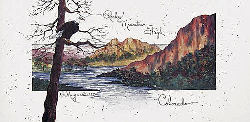 Colorado (7"x14") - D Morgan Art